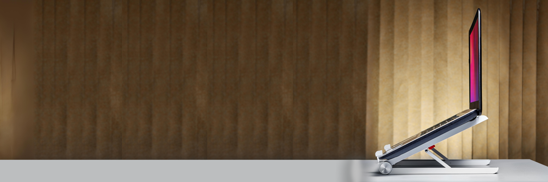 Multiple Laptop Holder Vertical - Grey